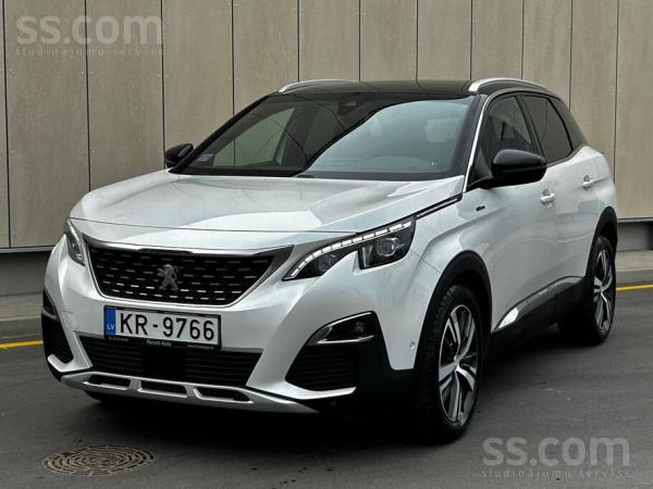 White Peugeot 3008 2017 in Riga, with an engine capacity of 1.60 L and mileage of 112 thousand km for 13600 €, photo 1 on AUTOMOTO.COM.LV
