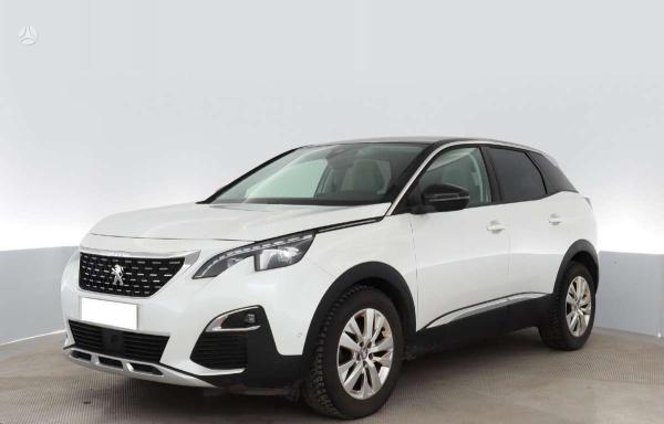 White Peugeot 3008 2017 in Siauliai, with an engine capacity of 1.20 L and mileage of 125 thousand km for 8600 €, photo 1 on AUTOMOTO.COM.LV