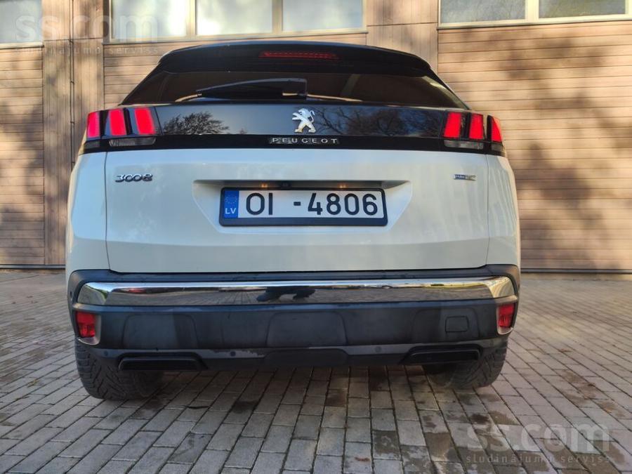 Balts Peugeot 3008 2017 Jelgava, ar dzinēja tilpumu 1.20 L un nobraukumu 0 tūkst. km par 10990 €, foto 7 vietnē AUTOMOTO.COM.LV