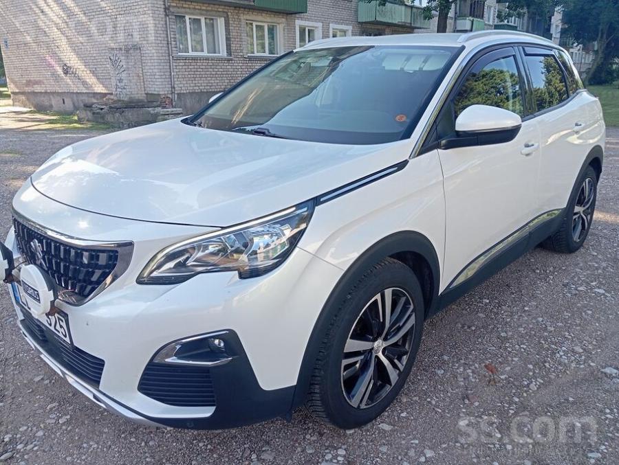 White Peugeot 3008 2017 in Ventspils, with an engine capacity of 1.20 L and mileage of 167 thousand km for 9000 €, photo 3 on AUTOMOTO.COM.LV