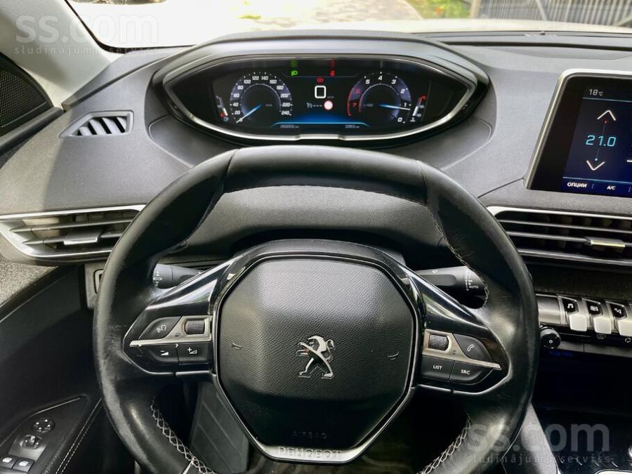 White Peugeot 3008 2017 in Riga, with an engine capacity of 1.20 L and mileage of 260 thousand km for 8500 €, photo 7 on AUTOMOTO.COM.LV