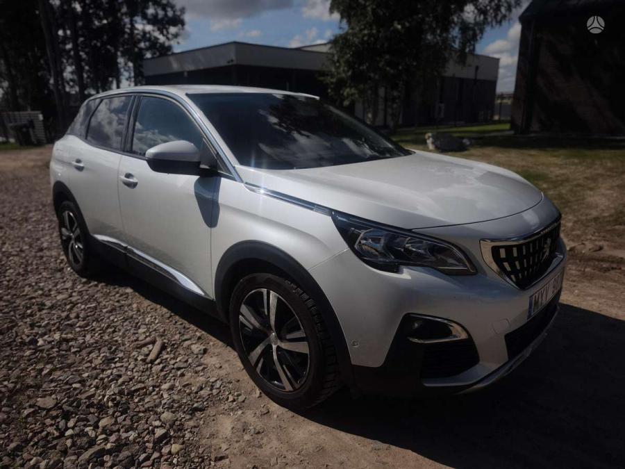Balts Peugeot 3008 2017 Viļņa, ar dzinēja tilpumu 1.56 L un nobraukumu 248 tūkst. km par 9500 €, foto 1 vietnē AUTOMOTO.COM.LV