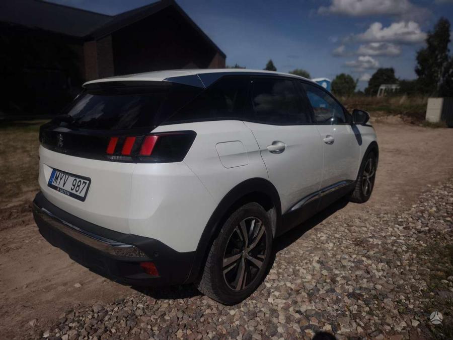Balts Peugeot 3008 2017 Viļņa, ar dzinēja tilpumu 1.56 L un nobraukumu 248 tūkst. km par 9500 €, foto 3 vietnē AUTOMOTO.COM.LV