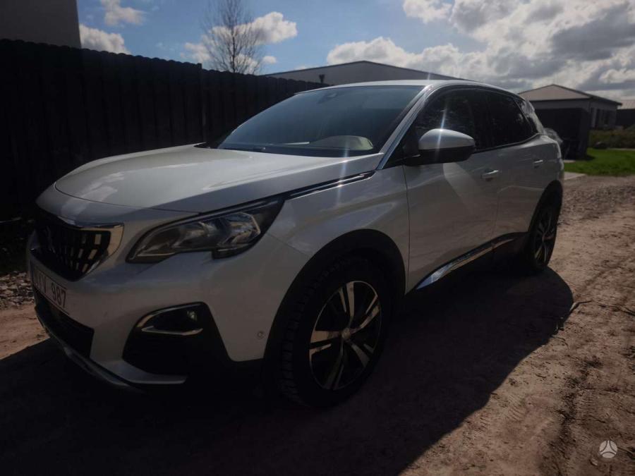 Balts Peugeot 3008 2017 Viļņa, ar dzinēja tilpumu 1.56 L un nobraukumu 248 tūkst. km par 9500 €, foto 4 vietnē AUTOMOTO.COM.LV