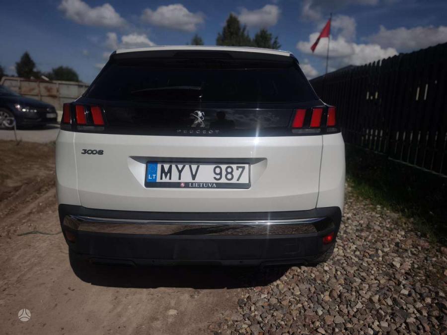 Balts Peugeot 3008 2017 Viļņa, ar dzinēja tilpumu 1.56 L un nobraukumu 248 tūkst. km par 9500 €, foto 8 vietnē AUTOMOTO.COM.LV