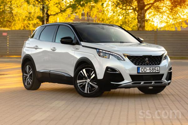 White Peugeot 3008 2018 in Jelgava, with an engine capacity of 1.60 L and mileage of 0 thousand km for 15200 €, photo 4 on AUTOMOTO.COM.LV