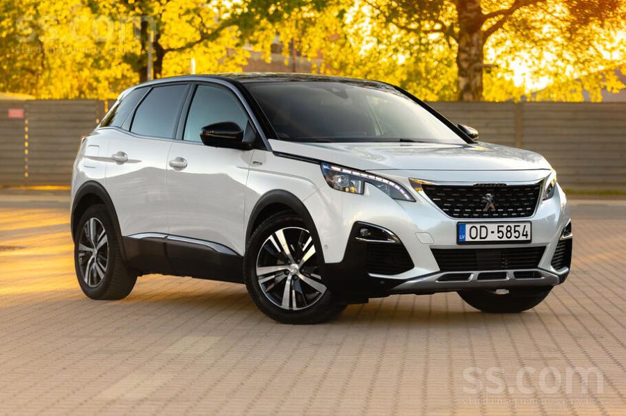White Peugeot 3008 2018 in Jelgava, with an engine capacity of 1.60 L and mileage of 0 thousand km for 15200 €, photo 4 on AUTOMOTO.COM.LV
