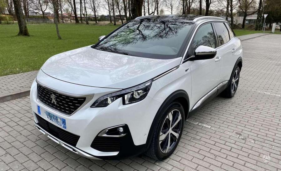 Balts Peugeot 3008 2018 Šauļi, ar dzinēja tilpumu 2.00 L un nobraukumu 201 tūkst. km par 16500 €, foto 1 vietnē AUTOMOTO.COM.LV