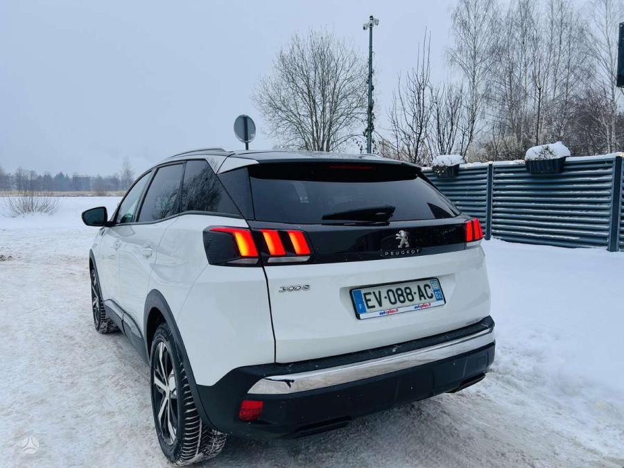 Balts Peugeot 3008 2018 Kauņa, ar dzinēja tilpumu 1.60 L un nobraukumu 191 tūkst. km par 11350 €, foto 8 vietnē AUTOMOTO.COM.LV
