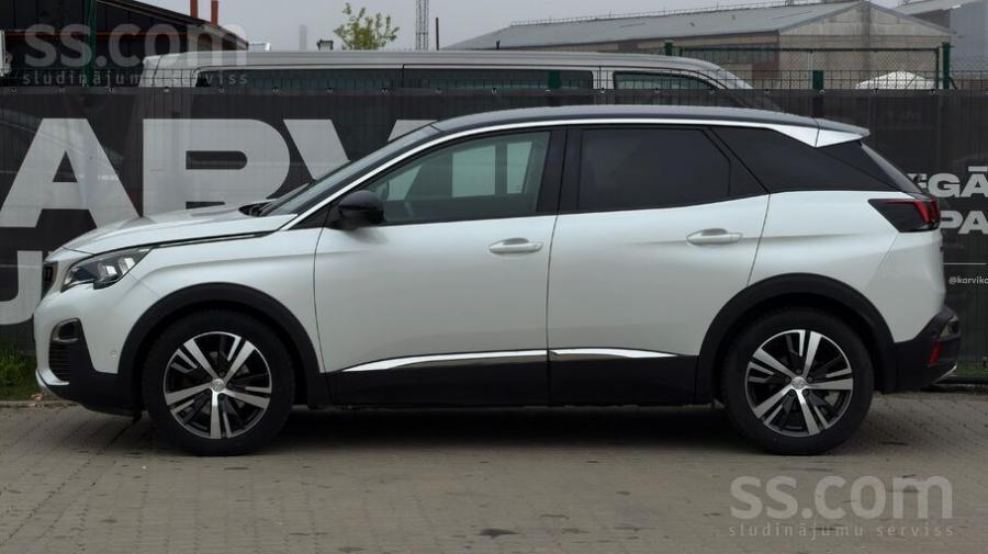 White Peugeot 3008 2018 in Liepaja, with an engine capacity of 1.20 L and mileage of 122 thousand km for 12500 €, photo 8 on AUTOMOTO.COM.LV
