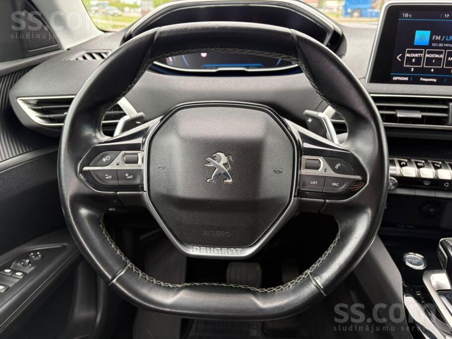 White Peugeot 3008 2018 in Liepaja, with an engine capacity of 1.20 L and mileage of 122 thousand km for 12500 €, photo 12 on AUTOMOTO.COM.LV