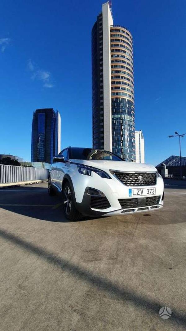 Balts Peugeot 3008 2018 Viļņa, ar dzinēja tilpumu 2.00 L un nobraukumu 236 tūkst. km par 13200 €, foto 1 vietnē AUTOMOTO.COM.LV