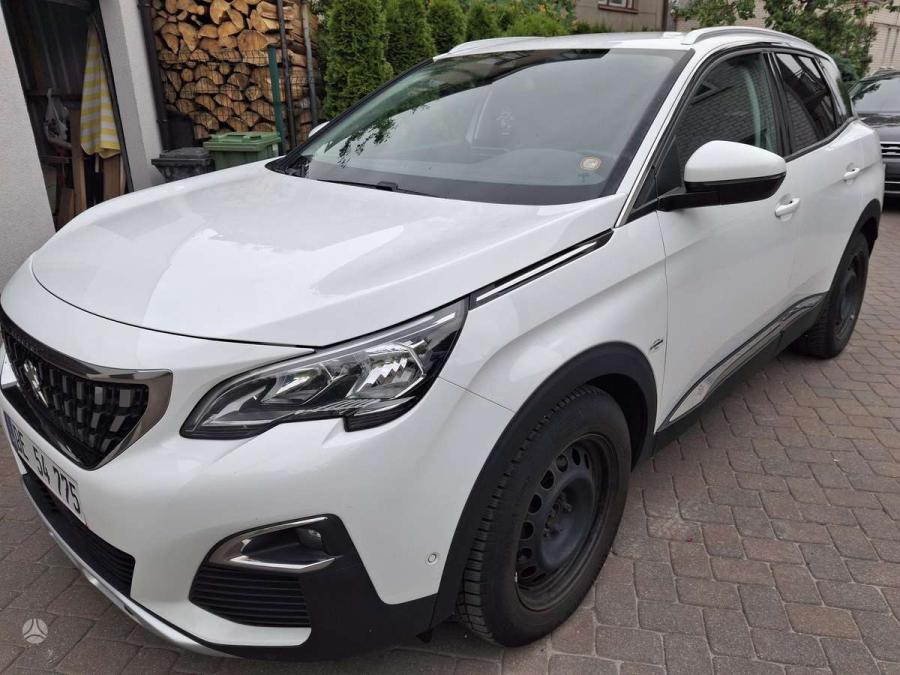 Balts Peugeot 3008 2018 Kauņa, ar dzinēja tilpumu 1.50 L un nobraukumu 267 tūkst. km par 6999 €, foto 4 vietnē AUTOMOTO.COM.LV