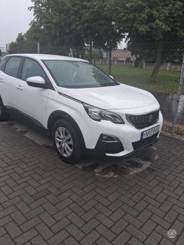 White Peugeot 3008 2018 in Silute, with an engine capacity of 1.50 L and mileage of 165 thousand km for 7500 €, photo 1 on AUTOMOTO.COM.LV