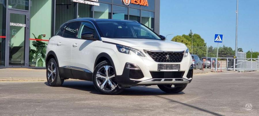Balts Peugeot 3008 2018 Šauļi, ar dzinēja tilpumu 1.60 L un nobraukumu 213 tūkst. km par 12900 €, foto 1 vietnē AUTOMOTO.COM.LV
