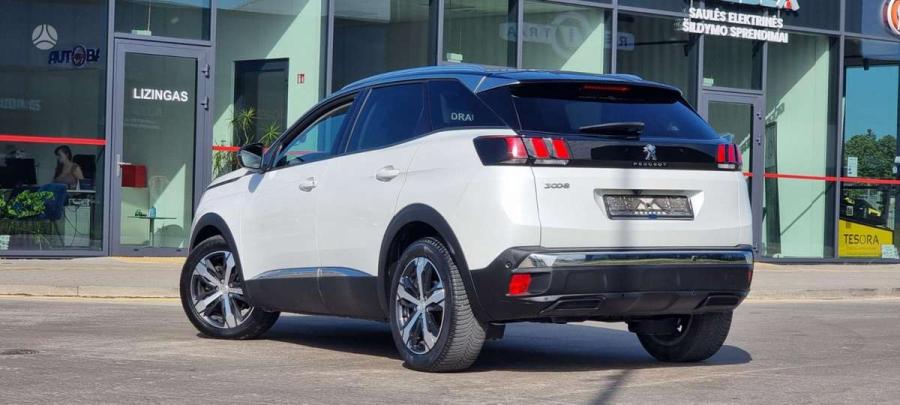 Balts Peugeot 3008 2018 Šauļi, ar dzinēja tilpumu 1.60 L un nobraukumu 213 tūkst. km par 12900 €, foto 8 vietnē AUTOMOTO.COM.LV