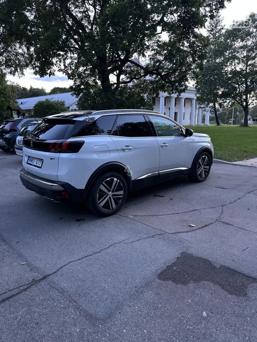 Balts Peugeot 3008 2018 Viļņa, ar dzinēja tilpumu 2.00 L un nobraukumu 134 tūkst. km par 16999 €, foto 5 vietnē AUTOMOTO.COM.LV