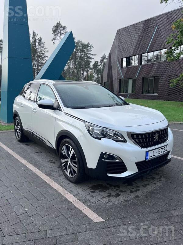 White Peugeot 3008 2018 in Riga, with an engine capacity of 1.60 L and mileage of 142 thousand km for 13800 €, photo 3 on AUTOMOTO.COM.LV