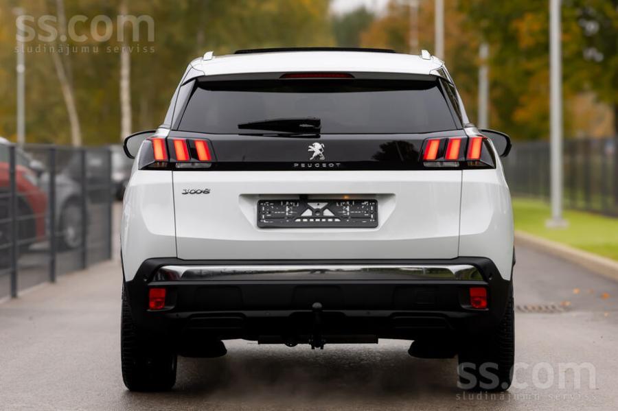 White Peugeot 3008 2018 in Jelgava, with an engine capacity of 1.20 L and mileage of 0 thousand km for 11700 €, photo 6 on AUTOMOTO.COM.LV
