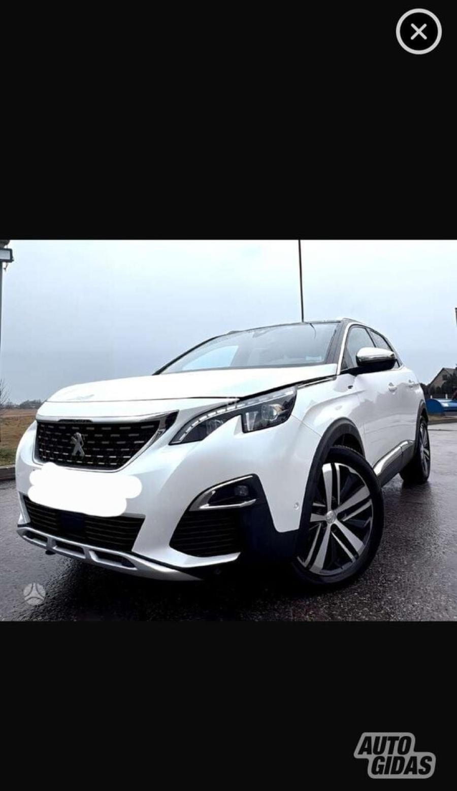 White Peugeot 3008 2019 in Siauliai, with an engine capacity of 2.00 L and mileage of 270 thousand km for 16200 €, photo 5 on AUTOMOTO.COM.LV