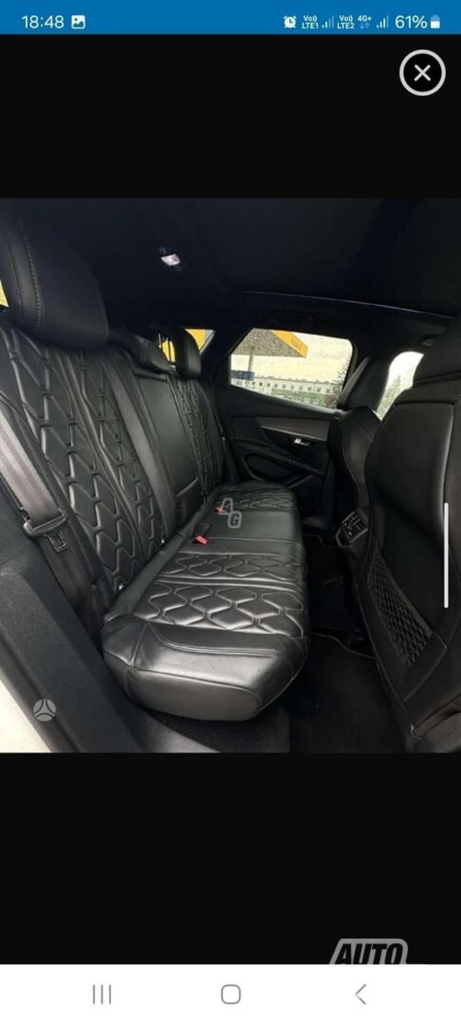 White Peugeot 3008 2019 in Siauliai, with an engine capacity of 2.00 L and mileage of 270 thousand km for 16200 €, photo 7 on AUTOMOTO.COM.LV