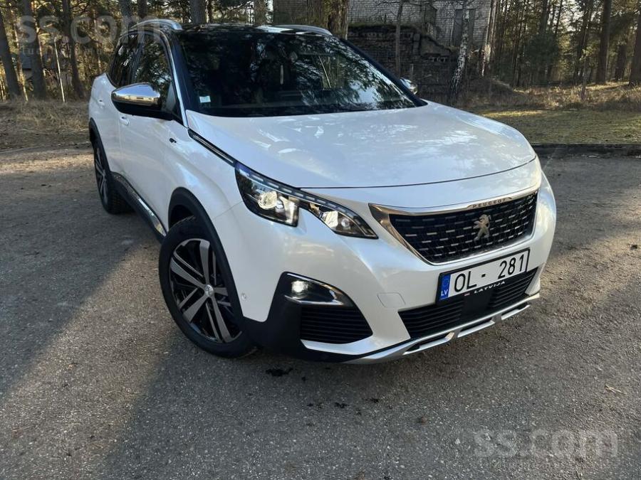 White Peugeot 3008 2019 in Daugavpils, with an engine capacity of 2.00 L and mileage of 205 thousand km for 18200 €, photo 3 on AUTOMOTO.COM.LV