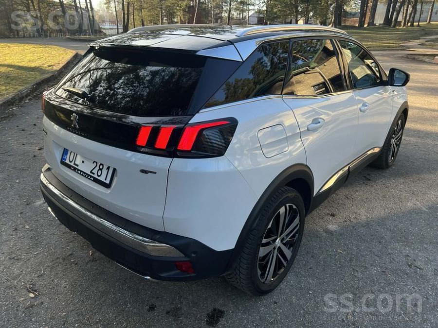 White Peugeot 3008 2019 in Daugavpils, with an engine capacity of 2.00 L and mileage of 205 thousand km for 18200 €, photo 4 on AUTOMOTO.COM.LV