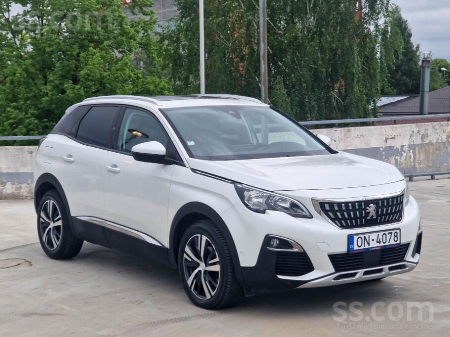 Белый Пежо 3008 2019 в Рига, объемом двигателя 1.20 л и пробегом 180 тыс. км за 12450 €, фото 4 на AUTOMOTO.COM.LV