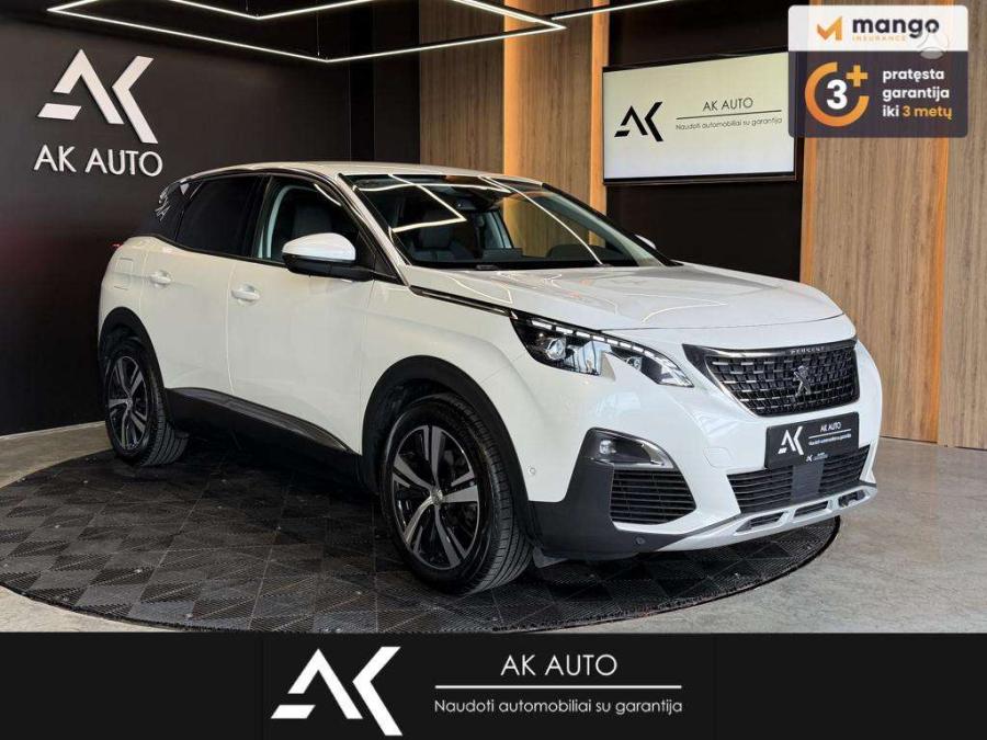 Balts Peugeot 3008 2019 Kauņa, ar dzinēja tilpumu 1.20 L un nobraukumu 147 tūkst. km par 13990 €, foto 1 vietnē AUTOMOTO.COM.LV