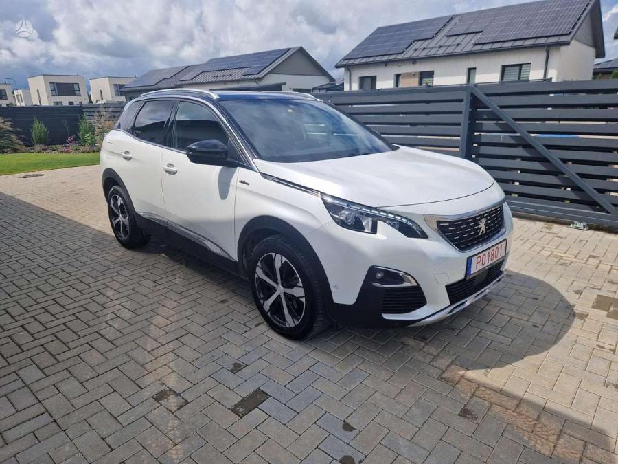 Balts Peugeot 3008 2019 Viļņa, ar dzinēja tilpumu 1.20 L un nobraukumu 113 tūkst. km par 13900 €, foto 1 vietnē AUTOMOTO.COM.LV