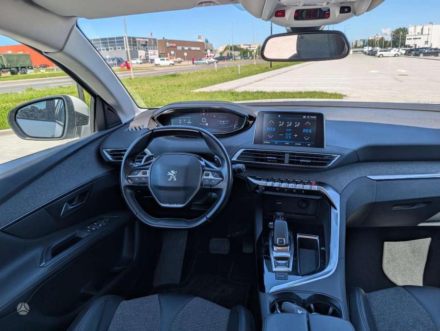 White Peugeot 3008 2019 in Taurage, with an engine capacity of 1.50 L and mileage of 173 thousand km for 12342 €, photo 10 on AUTOMOTO.COM.LV