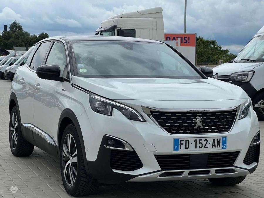 Balts Peugeot 3008 2019 Tauragė, ar dzinēja tilpumu 1.50 L un nobraukumu 273 tūkst. km par 10700 €, foto 1 vietnē AUTOMOTO.COM.LV