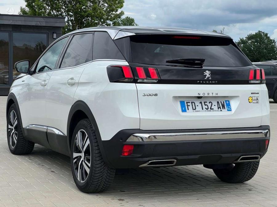 Balts Peugeot 3008 2019 Tauragė, ar dzinēja tilpumu 1.50 L un nobraukumu 273 tūkst. km par 10700 €, foto 4 vietnē AUTOMOTO.COM.LV