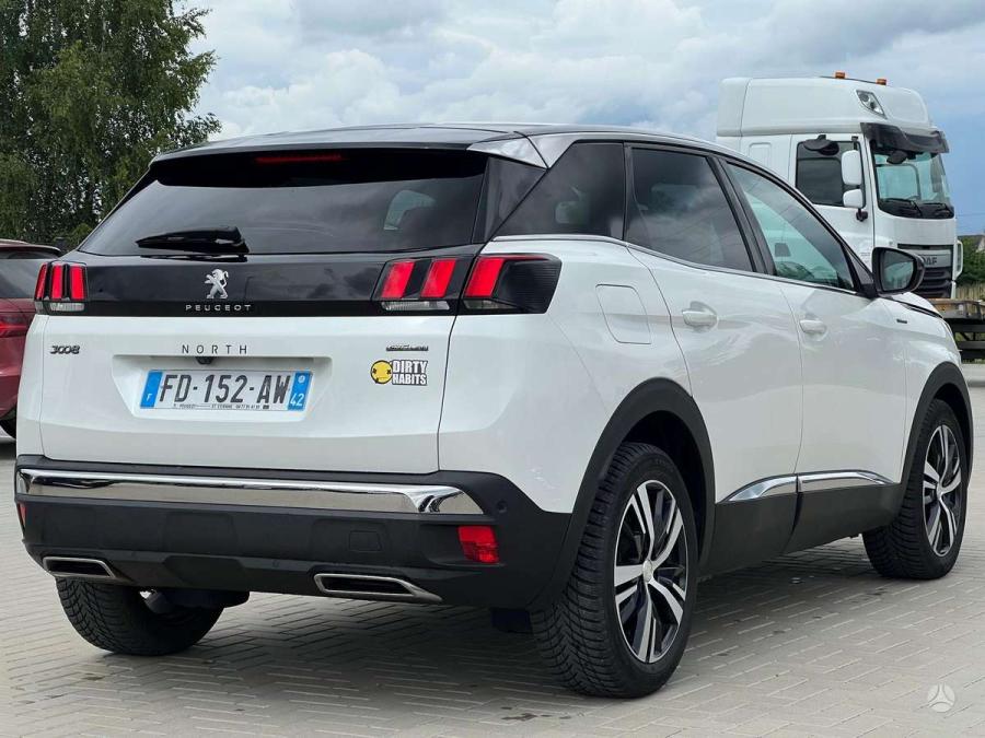 Balts Peugeot 3008 2019 Tauragė, ar dzinēja tilpumu 1.50 L un nobraukumu 273 tūkst. km par 10700 €, foto 5 vietnē AUTOMOTO.COM.LV
