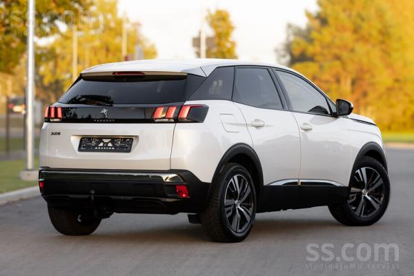 White Peugeot 3008 2019 in Jelgava, with an engine capacity of 1.20 L and mileage of 0 thousand km for 11700 €, photo 7 on AUTOMOTO.COM.LV