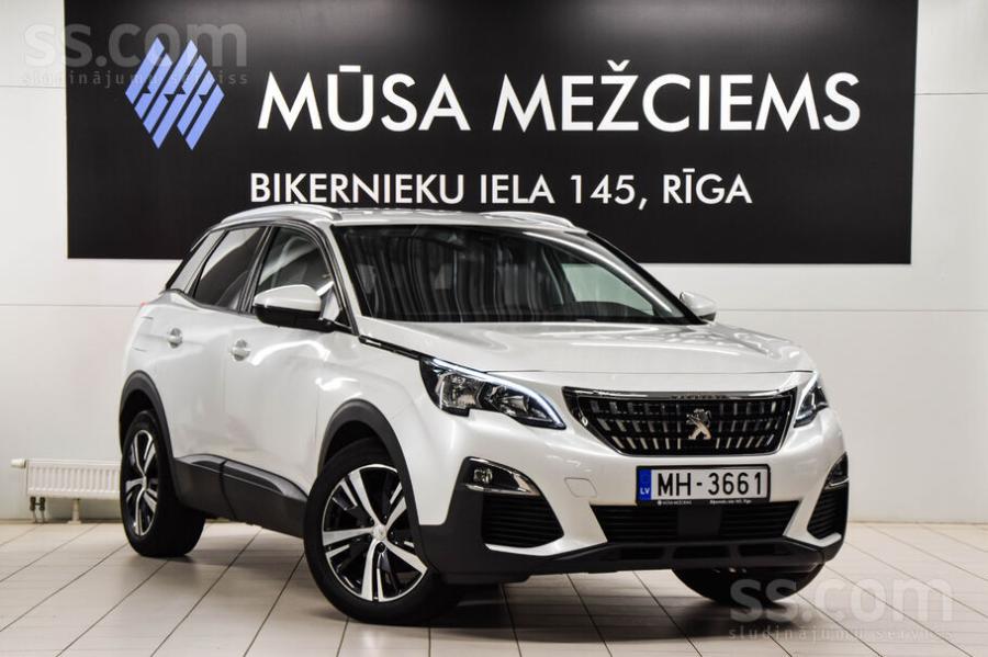 White Peugeot 3008 2019 in Riga, with an engine capacity of 1.20 L and mileage of 113 thousand km for 11590 €, photo 4 on AUTOMOTO.COM.LV