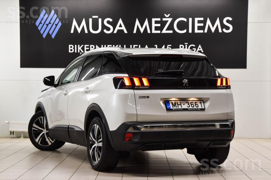 White Peugeot 3008 2019 in Riga, with an engine capacity of 1.20 L and mileage of 113 thousand km for 11590 €, photo 7 on AUTOMOTO.COM.LV