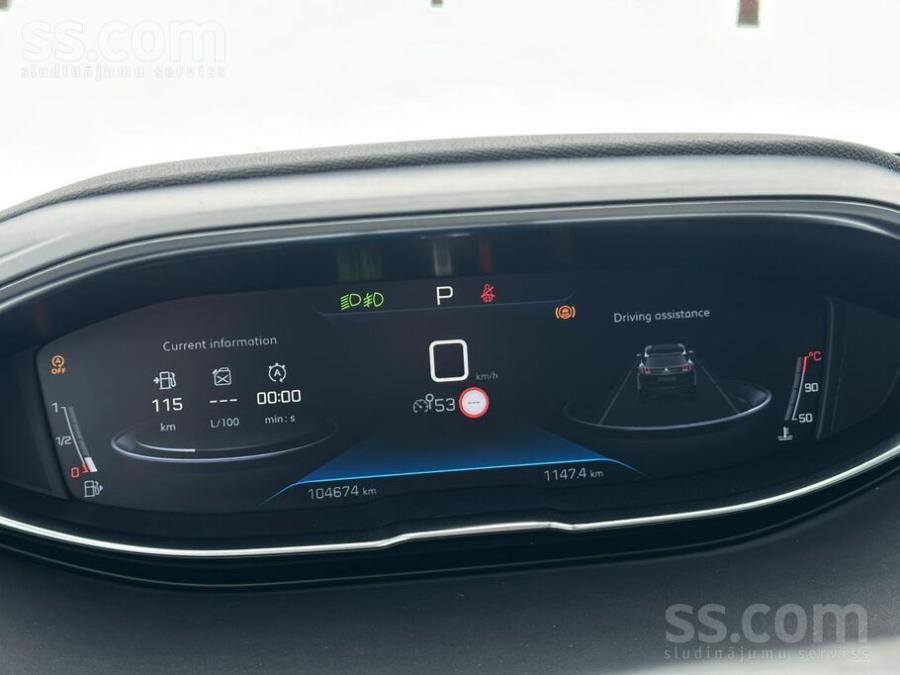 Balts Peugeot 3008 2020 Rīga, ar dzinēja tilpumu 1.50 L un nobraukumu 105 tūkst. km par 14550 €, foto 21 vietnē AUTOMOTO.COM.LV
