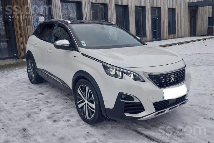 White Peugeot 3008 2020 in Daugavpils, with an engine capacity of 2.00 L and mileage of 235 thousand km for 18000 €, photo 1 on AUTOMOTO.COM.LV