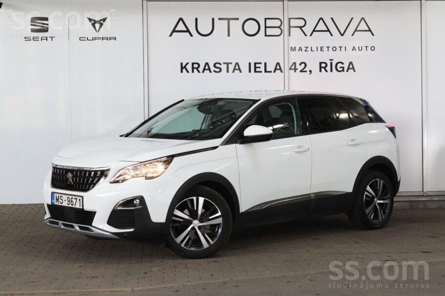 Balts Peugeot 3008 2021 Rīga, ar dzinēja tilpumu 1.20 L un nobraukumu 107 tūkst. km par 12990 €, foto 1 vietnē AUTOMOTO.COM.LV