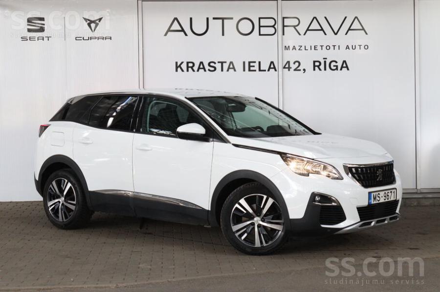 Balts Peugeot 3008 2021 Rīga, ar dzinēja tilpumu 1.20 L un nobraukumu 107 tūkst. km par 12990 €, foto 3 vietnē AUTOMOTO.COM.LV