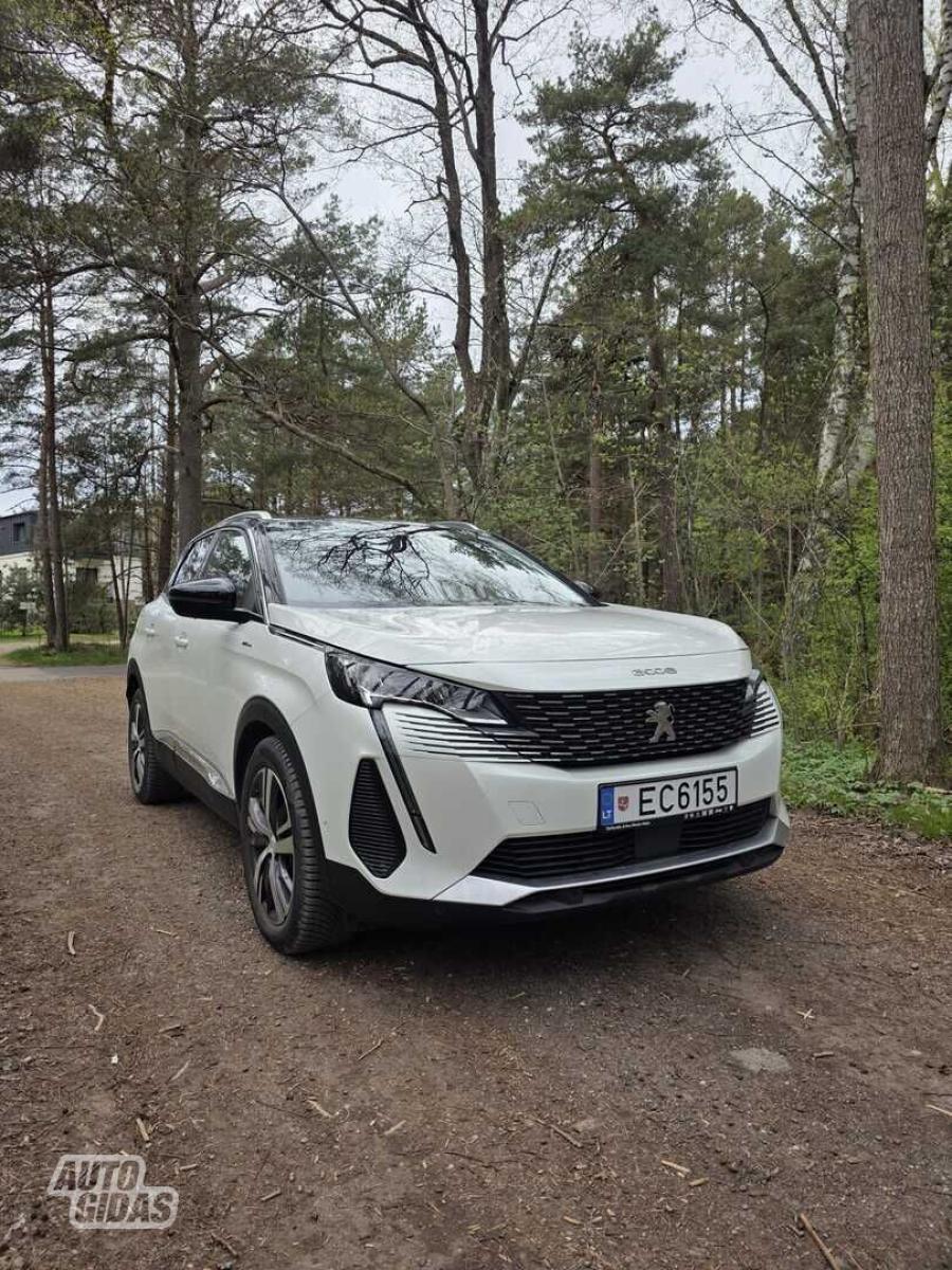 White Peugeot 3008 2021 in Palanga, with an engine capacity of 1.60 L and mileage of 42 thousand km for 24500 €, photo 4 on AUTOMOTO.COM.LV