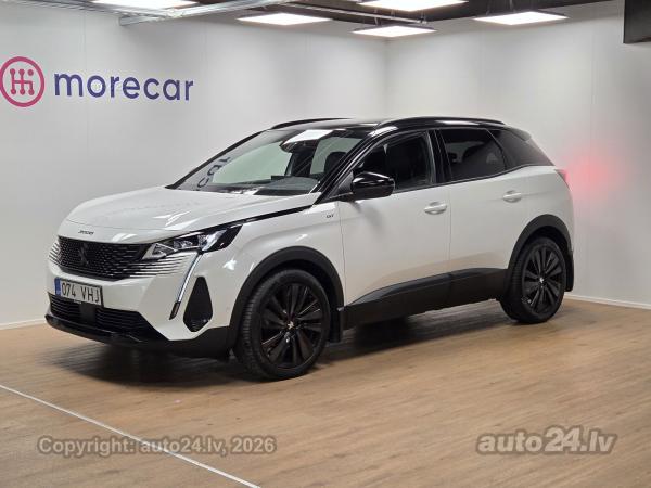 White Peugeot 3008 2021 in Tallinn, with an engine capacity of 1.50 L and mileage of 103 thousand km for 18900 €, photo 1 on AUTOMOTO.COM.LV