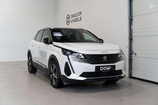 White Peugeot 3008 2021 in Vilnius, with an engine capacity of 1.60 L and mileage of 71 thousand km for 19900 €, photo 1 on AUTOMOTO.COM.LV