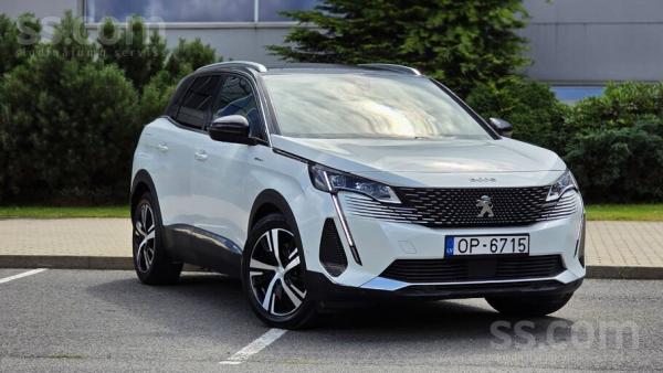 White Peugeot 3008 2021 in Riga, with an engine capacity of 1.60 L and mileage of 105 thousand km for 19450 €, photo 2 on AUTOMOTO.COM.LV