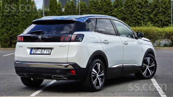 White Peugeot 3008 2021 in Riga, with an engine capacity of 1.60 L and mileage of 105 thousand km for 19450 €, photo 5 on AUTOMOTO.COM.LV