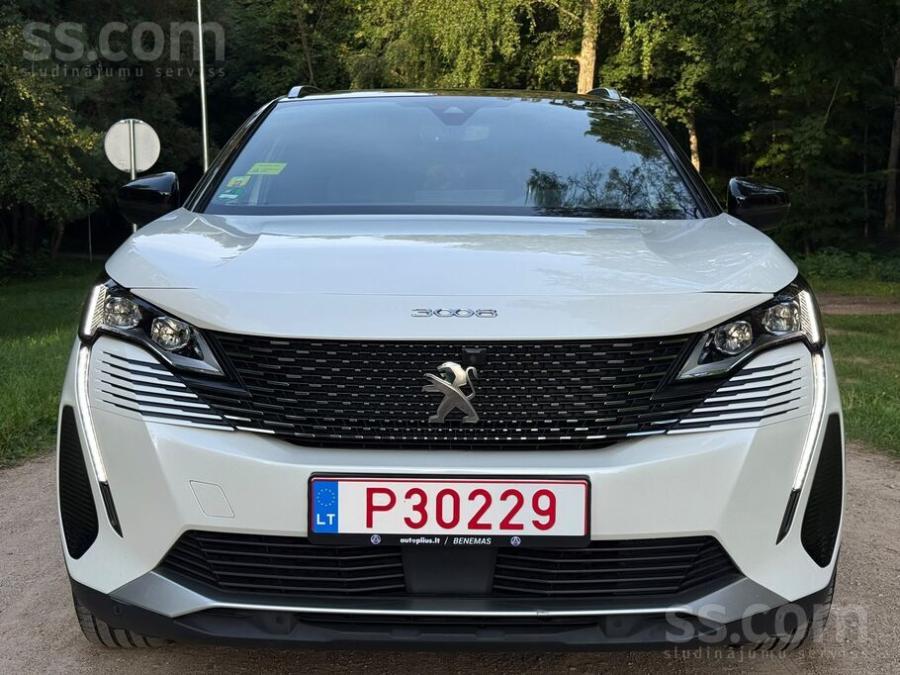 Balts Peugeot 3008 2021 Šauļi, ar dzinēja tilpumu 1.50 L un nobraukumu 181 tūkst. km par 18999 €, foto 3 vietnē AUTOMOTO.COM.LV