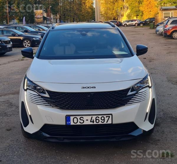 White Peugeot 3008 2021 in Jelgava, with an engine capacity of 1.60 L and mileage of 0 thousand km for 17500 €, photo 1 on AUTOMOTO.COM.LV