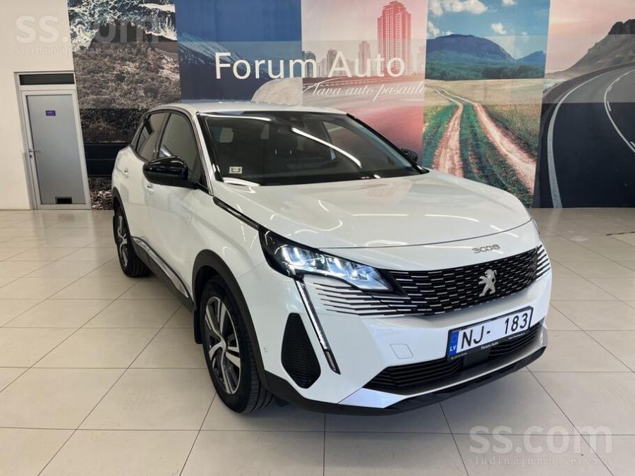 Balts Peugeot 3008 2022 Rīga, ar dzinēja tilpumu 1.50 L un nobraukumu 28 tūkst. km par 24500 €, foto 1 vietnē AUTOMOTO.COM.LV