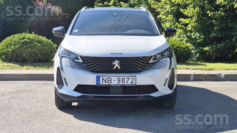 White Peugeot 3008 2022 in Riga, with an engine capacity of 1.50 L and mileage of 37 thousand km for 25500 €, photo 2 on AUTOMOTO.COM.LV